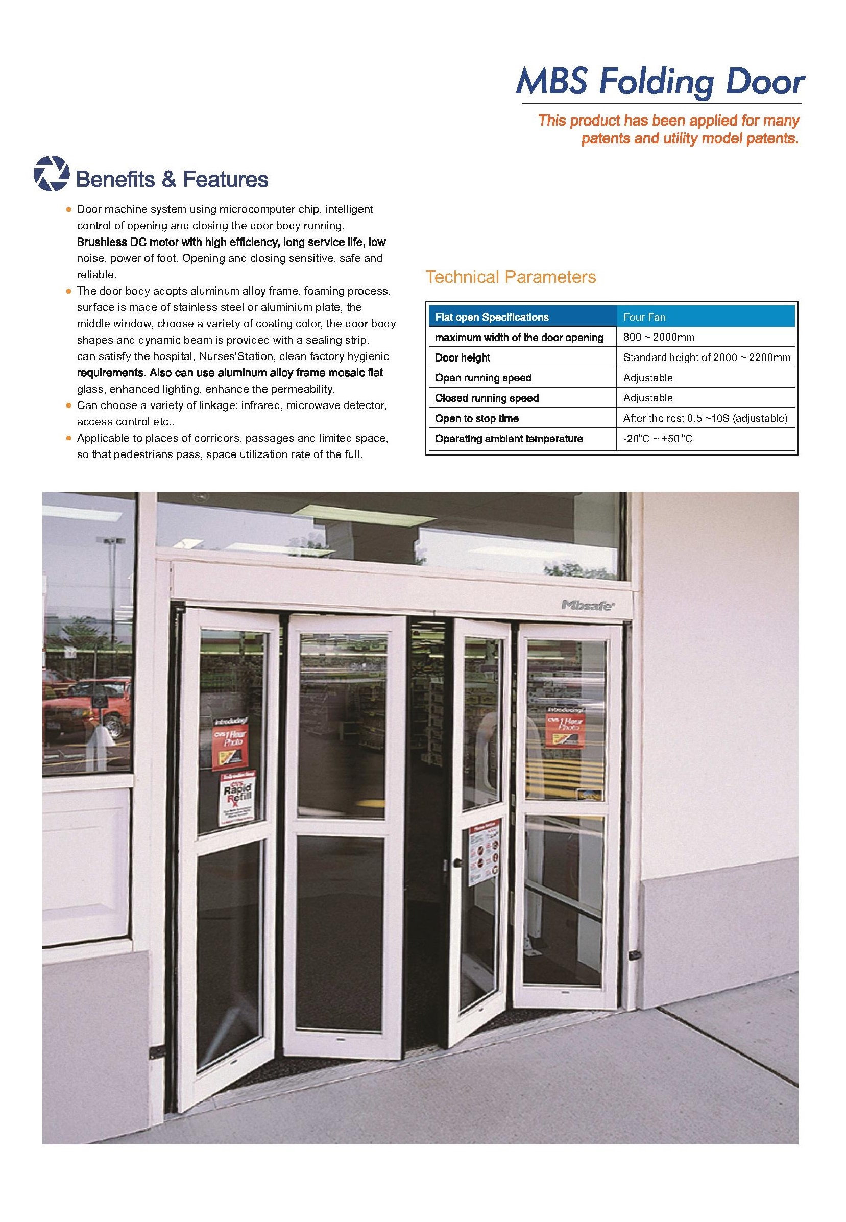 Folding Door System | Automatic Door | Automatic Sliding Door | High ...